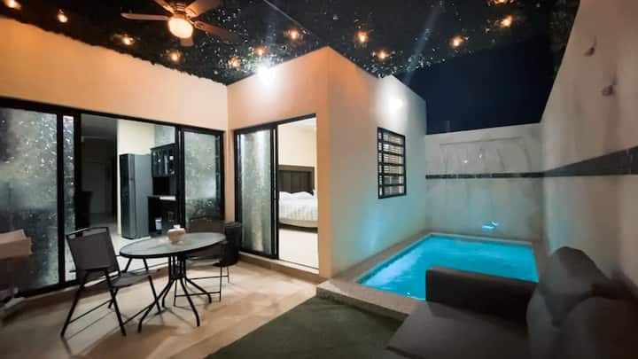 Villa Con Alberca Privada, 3 Recamaras 6 Personas - La Paz
