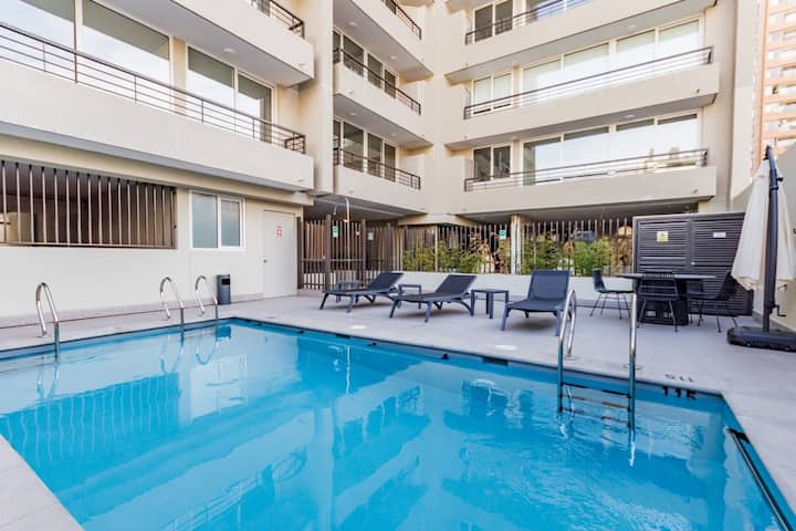 Moderno, Luminoso Dpto. Metro Santa Isabel - Santiago