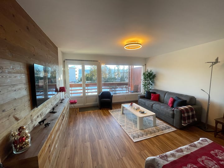 Appartement 2.5 Pièces (60m2), Central Et Garage - Crans-Montana