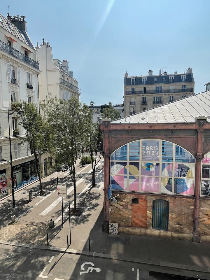 Vue Magnifique Sud, 34m2 3 Couchages, Rue Piétonne - Paris