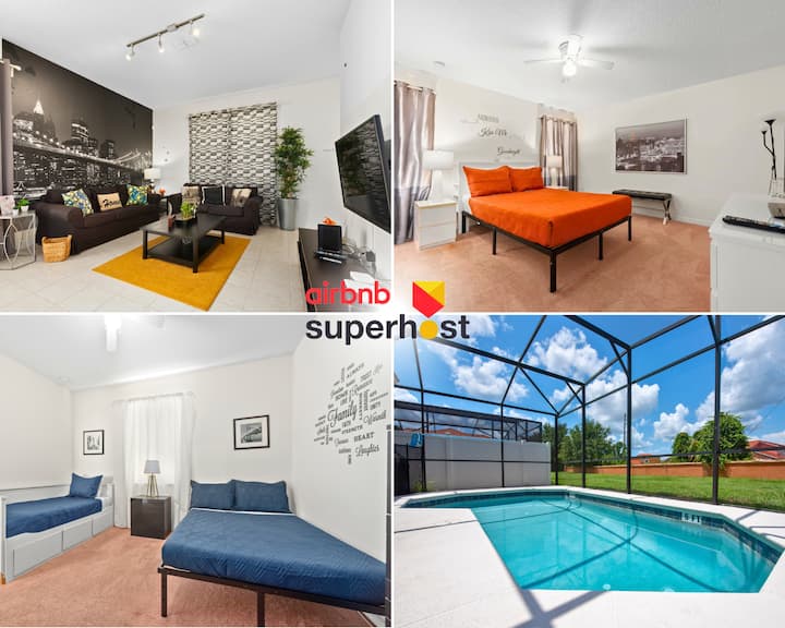 Charming 4bd Pet Friendly Home With Pool And Bbq! - Kissimmee, FL