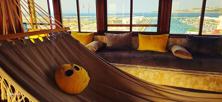 Duplex Croisière Vue Mer180°marina&kasbah Wifi - Tangeri