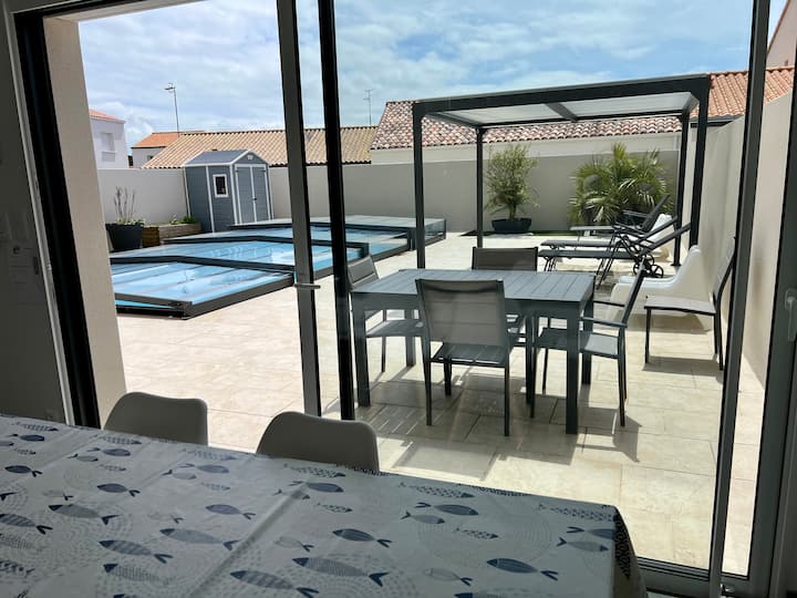 Villa Les Alizés 4* Avec Piscine à 400m Des Plages - La Tranche-sur-Mer