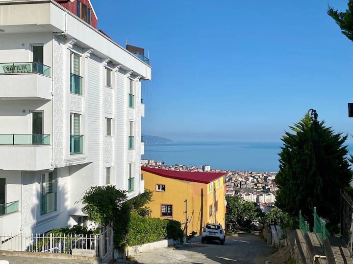 Trabzon Boztepe 2 No Vip Daire.deniz,şehir,dağlar - Trabzon