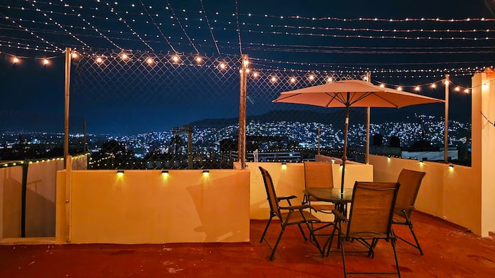 Departamento Con Terraza, Gym Y Vista A La Ciudad - Oaxaca