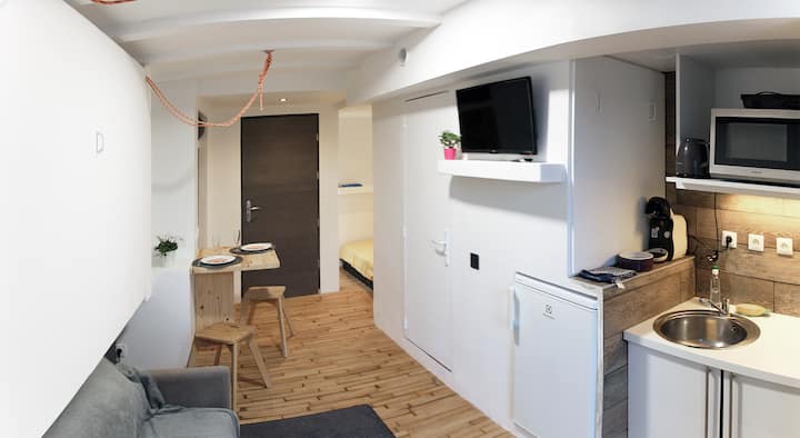 Cosy Studio, Terrasse, Vue Jardin, Centre Alsace - Sélestat