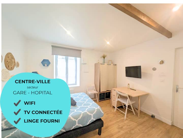 Le Studio Marin By Cozylife - Centre Ville - Gare - Niort