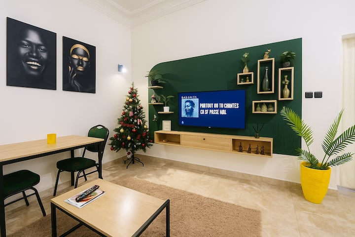 Oasis à Fidjrossè Plage – Confort & Wi-fi Rapide - Cotonou