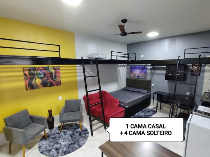 Apto Studio 1  à 1.400 Mts Do Hospital De Amor - Barretos, SP, Brasil