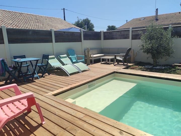 Maison Avec Piscine Proche Bassin D'arcachon - Mios