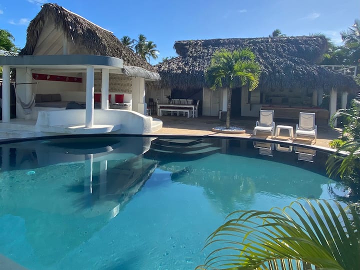 Villa Tropicale Accès Vip Plage,piscine Privée. - Dominicaanse Republiek