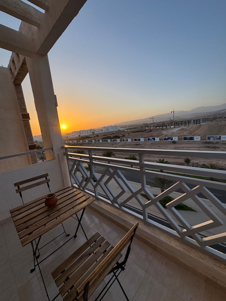 Cozy Studio With A Stunning View - Agadir
