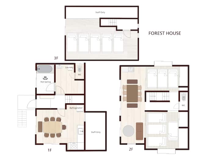 Private Lodging With Hot Spring Forest House - 草津町