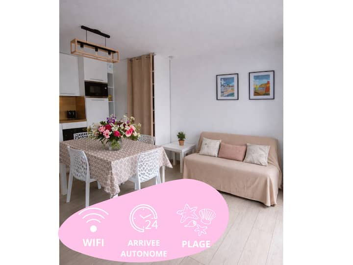 Appartement à Quelques Pas De La Mer Et Du Centre - Rang-du-Fliers