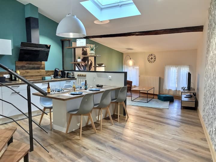 Duplex 100m² • Fibre • Centre • Cosy & Atypique - Montélimar