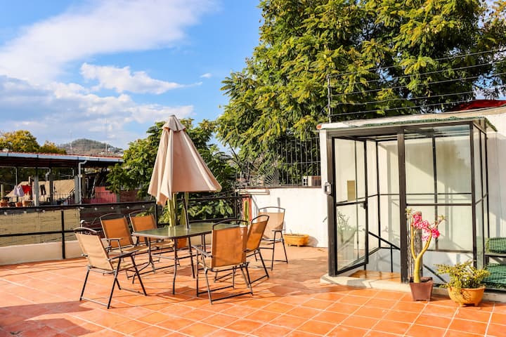3 Bdr Apt/private Terrace/ Pet F/parking/100mb - Oaxaca