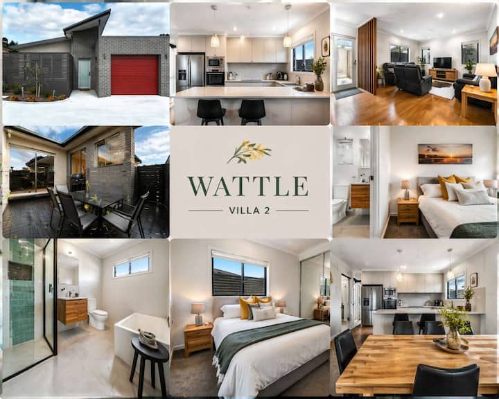 "Wattle" Villa Two -2br/2ba–10min To Cbd-airport. - Hobart
