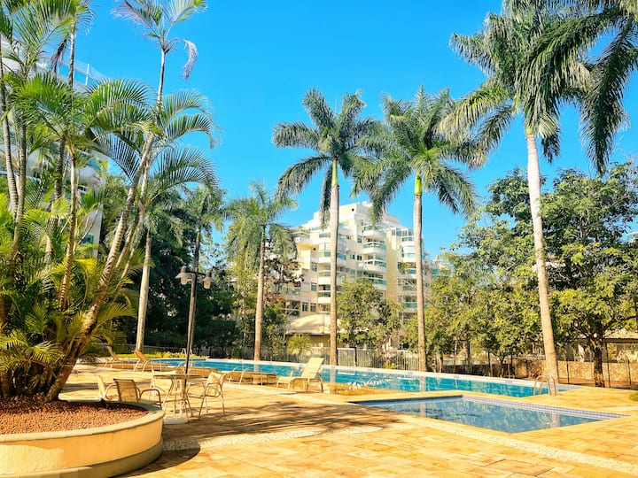 Parece Miami C/ Varanda 15 Minutos Da Praia ! - Rio de Janeiro
