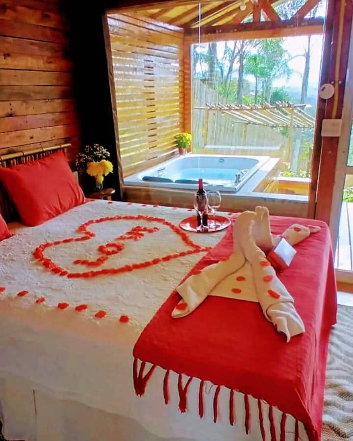 Cabana Pekena - Jacuzzi Com Vista Para Serra! - Santo Antônio do Pinhal