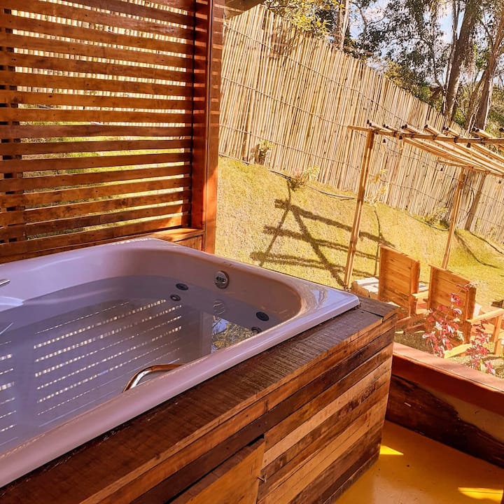 Cabana Pekena - Jacuzzi Com Vista Para Serra! - Santo Antônio do Pinhal