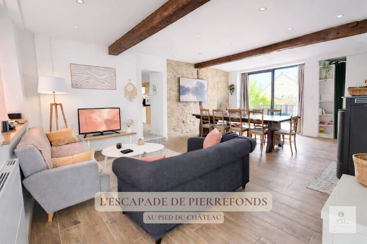 Vue Château • 7 Pers • Jardin Calme - Oise