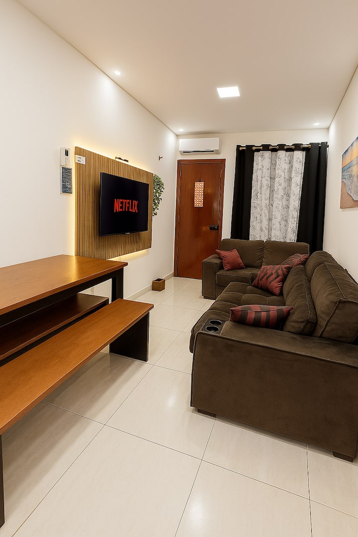 Apartment With Air Conditioning, Wi-fi And Garage - Bertioga