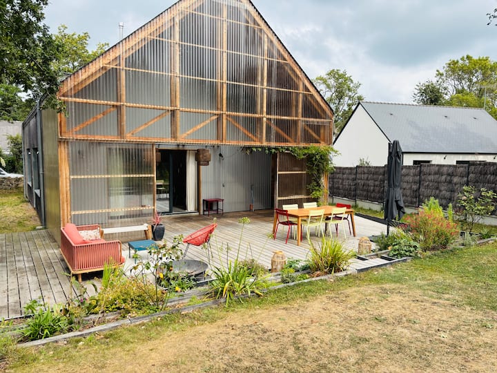 Charme Du Bois - Belle Maison 10 Personnes - Le Croisic