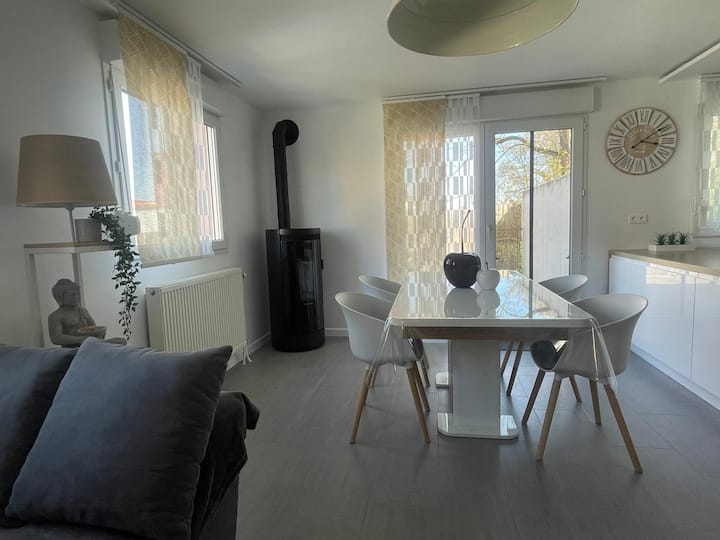 Appart Cosy 4/7p - Parking - 5 Min Colmar-  Poêle - Orbey