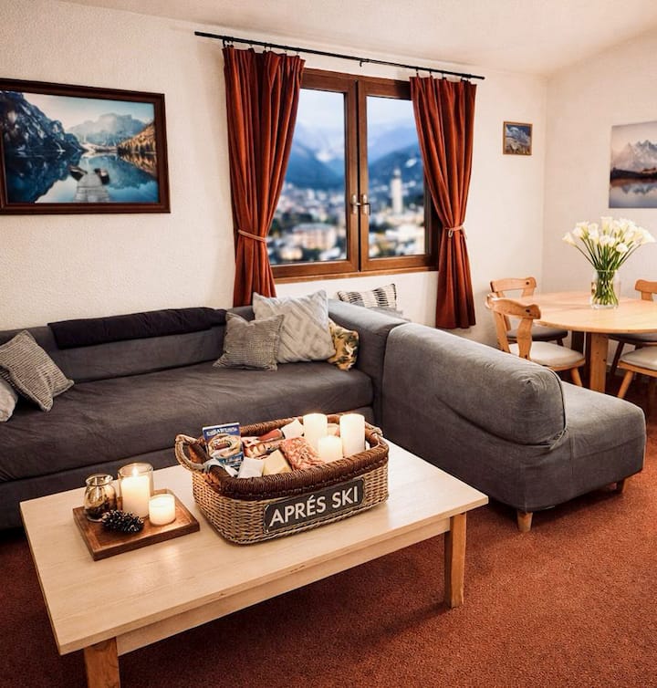 Cozy Ski Loft Walk To Lift Free Parking - Les Houches