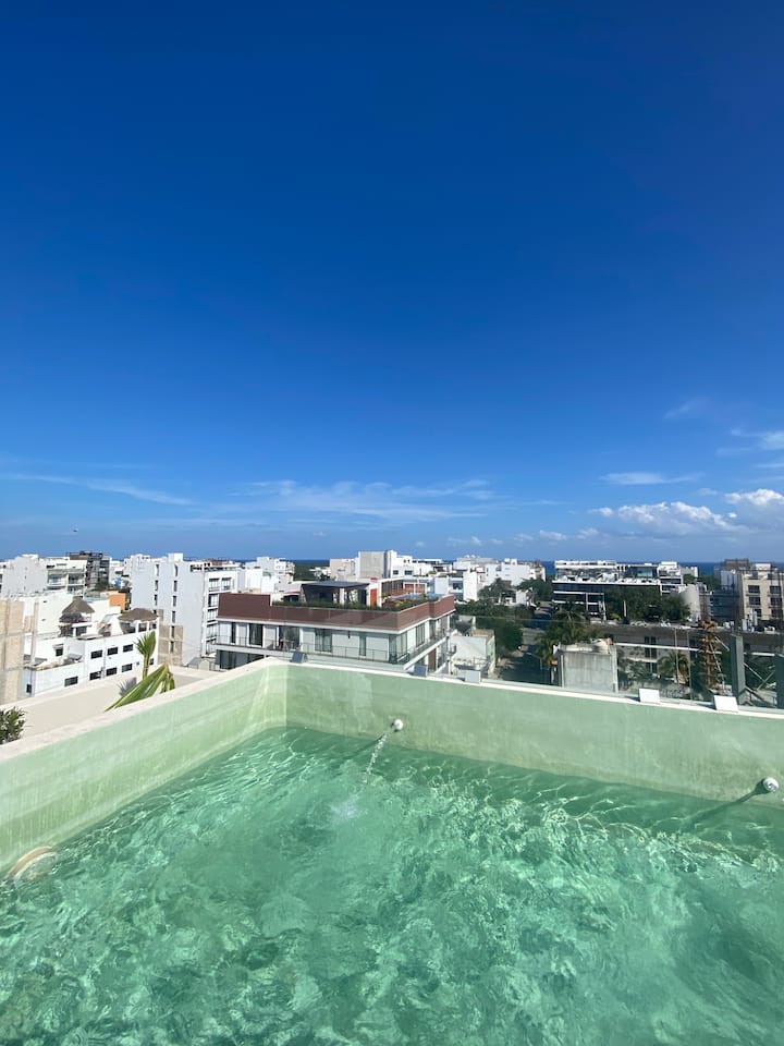 Green Sav| Top Morning View Apt W Balcony - Playa del Carmen