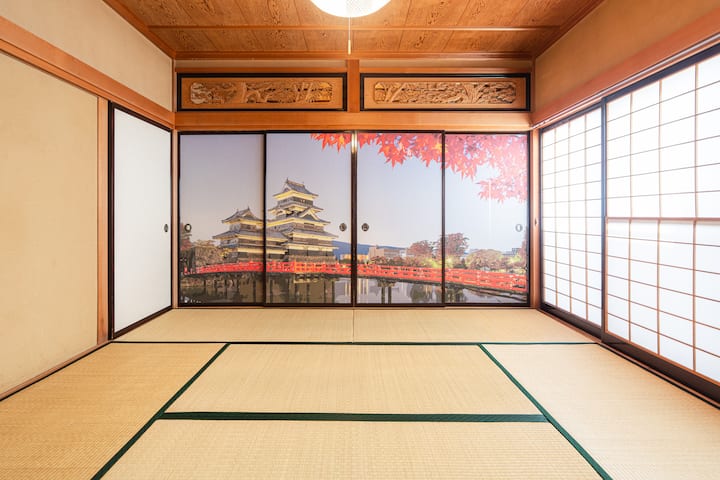 5 Min Matsumotosta/8 Min Castle/max 12/3freep/105㎡ - Matsumoto