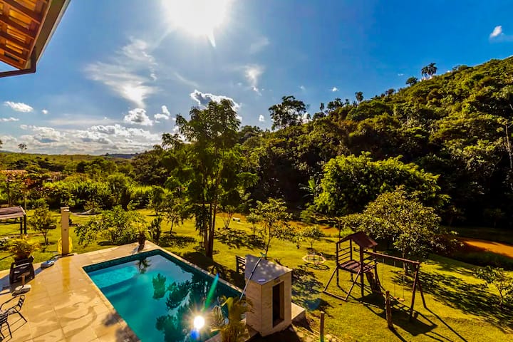 Casa Próxima à Cachoeira C/ Jacuzzi E Piscina H3 - Guararema