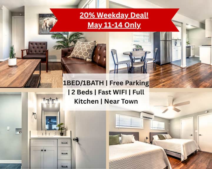 (14) 20% Off | 1br Near Rice University - 貝萊爾
