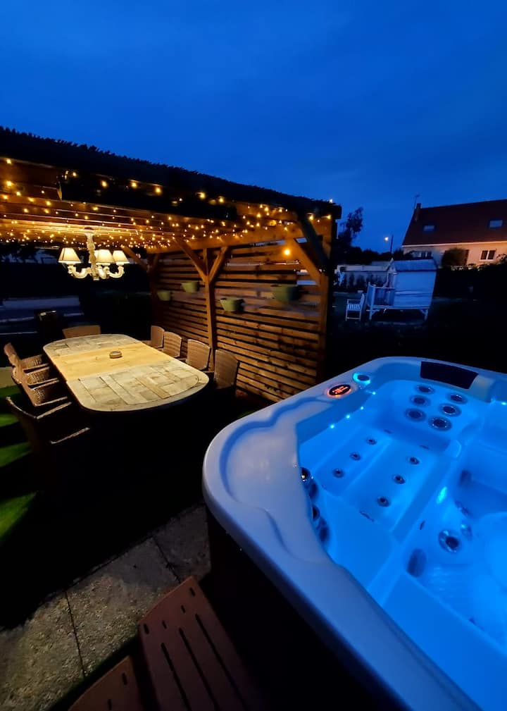Maison Avec Jacuzzi Privé & Jardin – 9 Pers - Eure-et-Loir