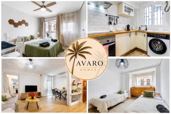 Strandnah Balkon+terrasse, Wlan, 2 Schlafzimmer - Valencia