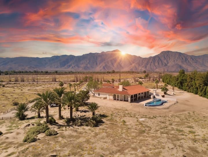 2 Homes On 100 Acres: Pool, Hot Tub, Privacy - Borrego Springs, CA