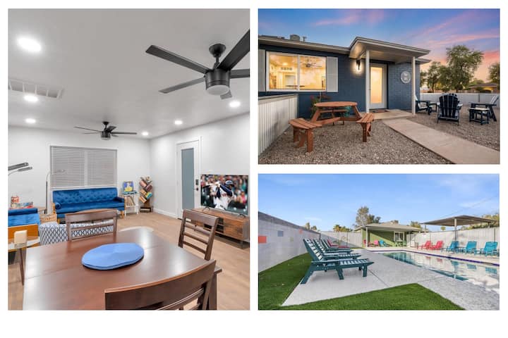 Biltmore Blue Bungalow W/heated Pool, Fenced Yard - Phoenix