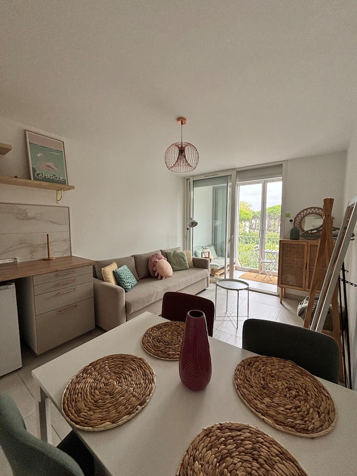 Sublime Studio Avec Loggia - Proche Plages - La Grande-Motte