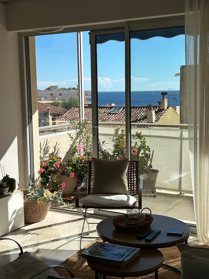 Appartement Au Mourillon - Vue Mer Accès Plage - Toulon