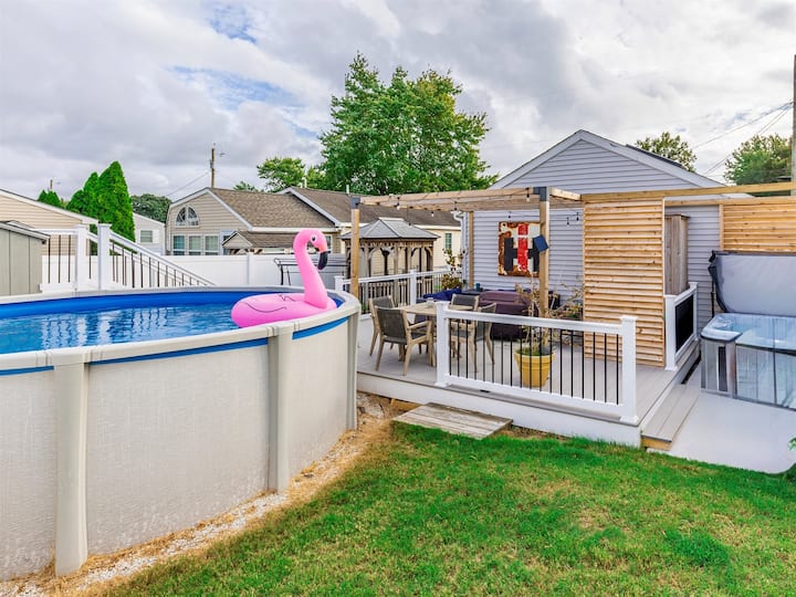 Pool And Hot Tub Getaway, Bayside Beach Cape May - Poverty Beach, NJ