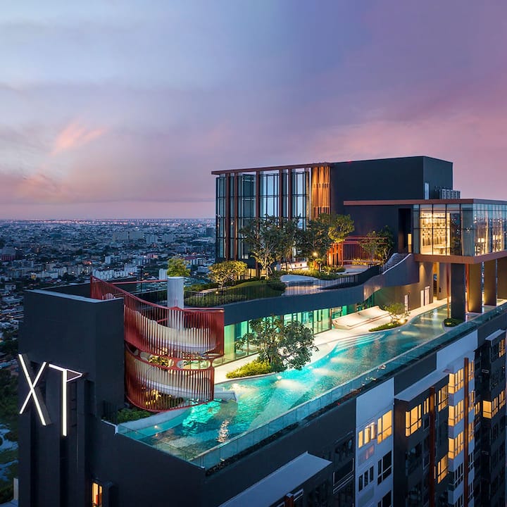 Xtcondomrtwalk50m一房highfloor+topfacility+freewifi - Bangkok
