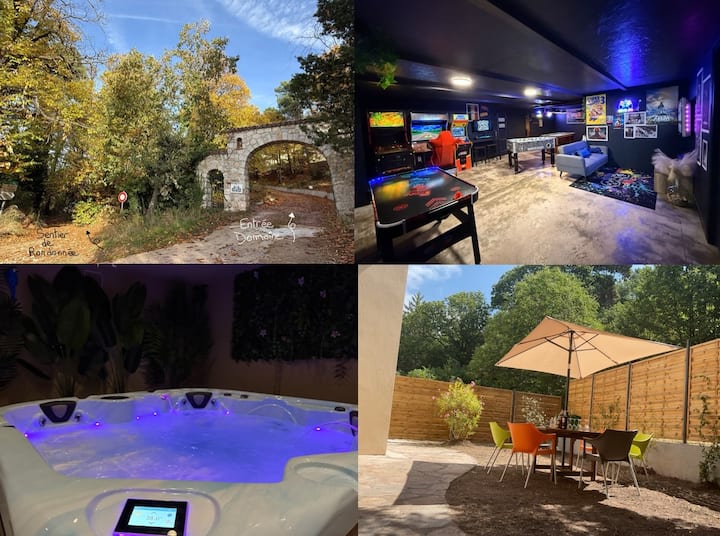 Domaine Avec Jacuzzi, Salle De Jeux, Piscine - Alpes-Maritimes