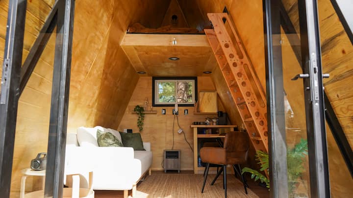 Tiny A-frame Retreat | Glamping • Hot Tub • Nature - Colorado