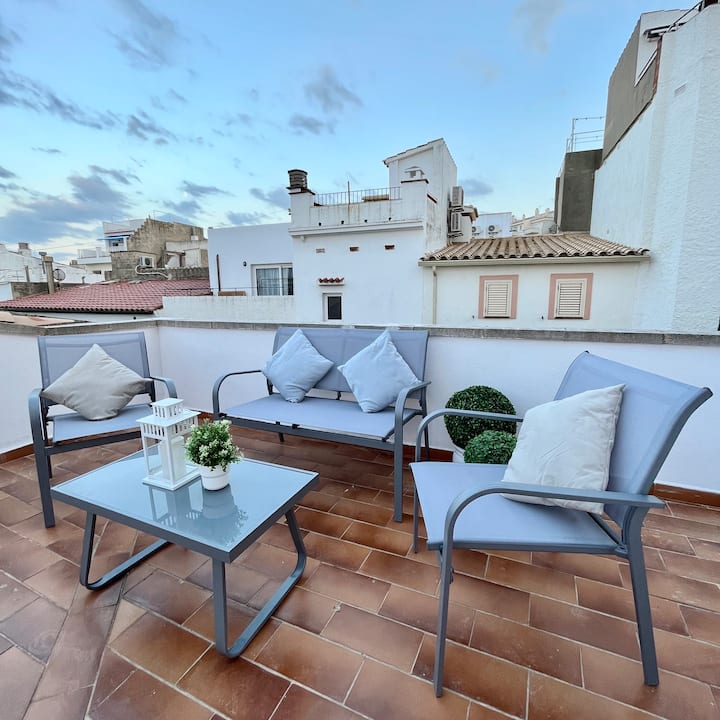 Piso Grande (9 Personas) Con Terraza Cerca Del Mar - L'Escala