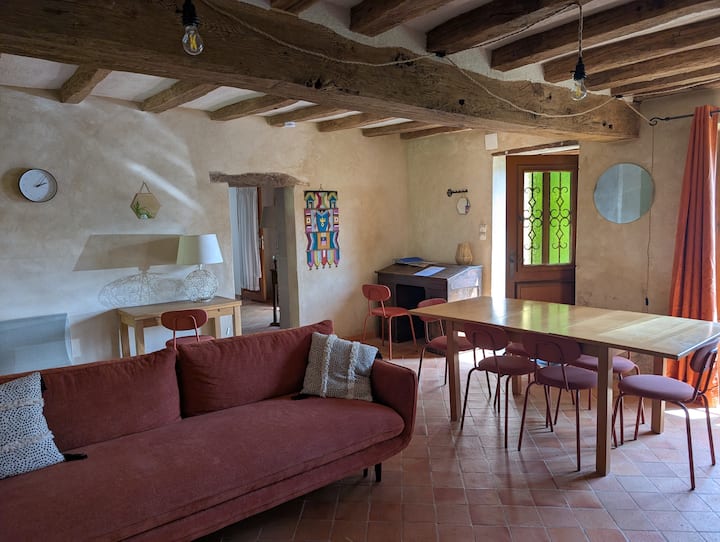 Maison De Campagne Avec Piscine Privée - Baugé en Anjou