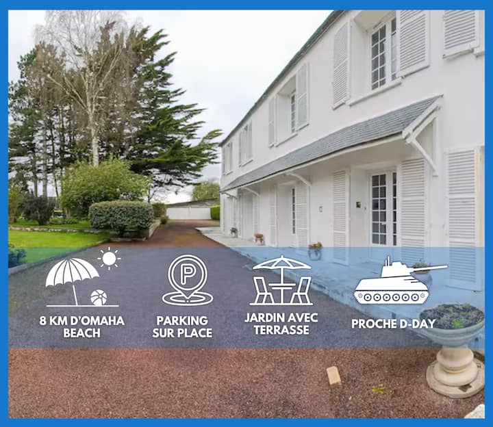 Fromagerie Maison Bien éQuipée Jardin Près Omaha - Saint-Laurent-sur-Mer