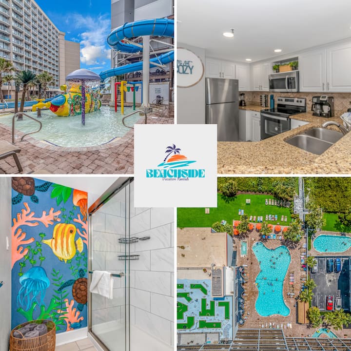 Gone Coastal | Oceanfront W/ Rooftop Mini Golf - Myrtle Beach, SC