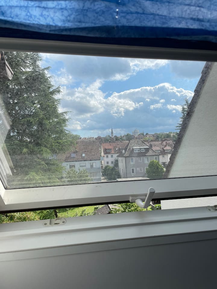 Schönes Zimmer Mit Blick Auf Dem Neckar - Fellbach