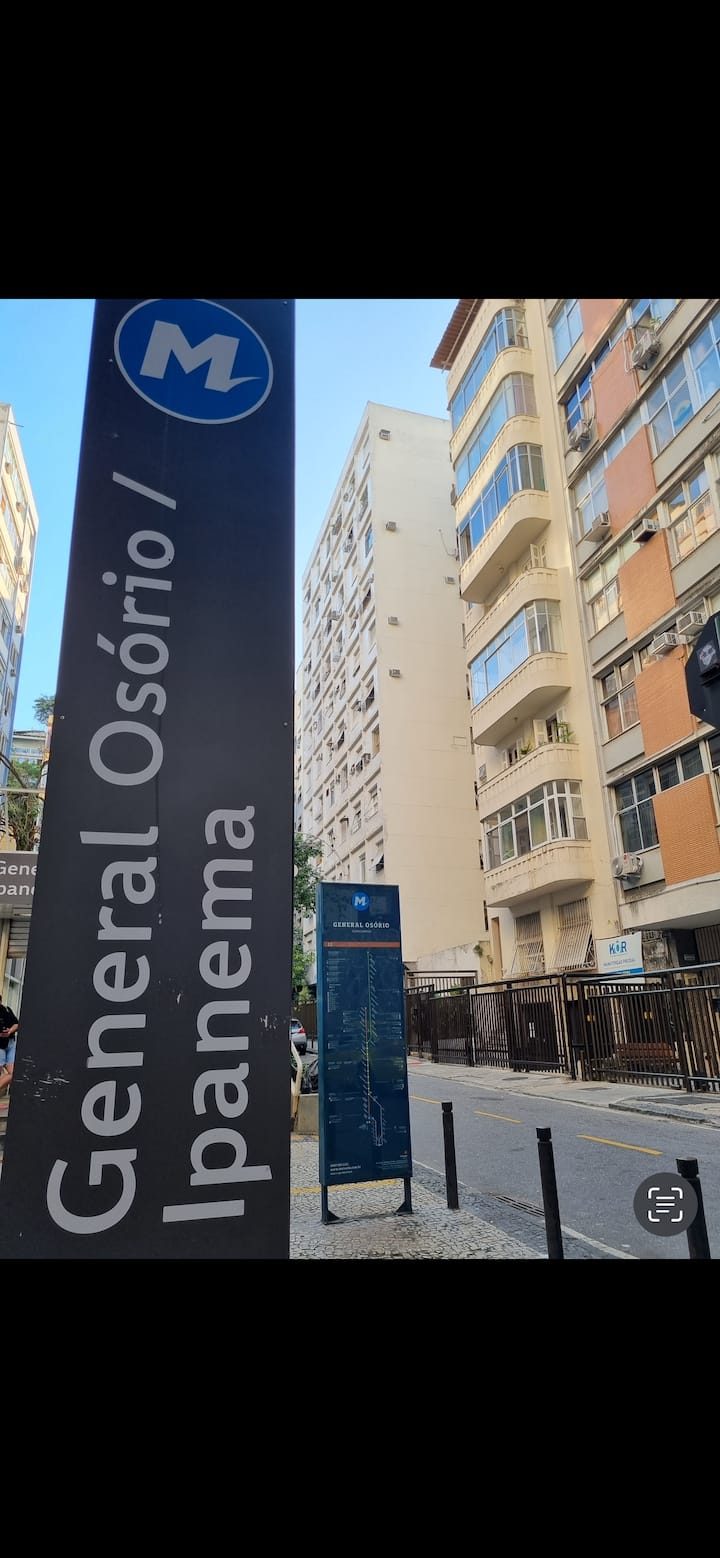 Estúdio Em Frente Ao Metrô General Osório Ipanema. - Ipanema