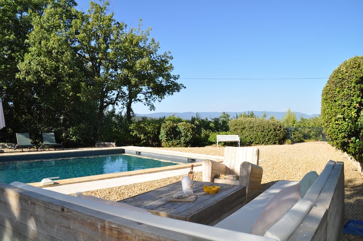 Maison Climatisée, Piscine Offrant Vue Panoramique - Roussillon